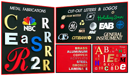 CUT OUT METAL LETTERS | LETTERING